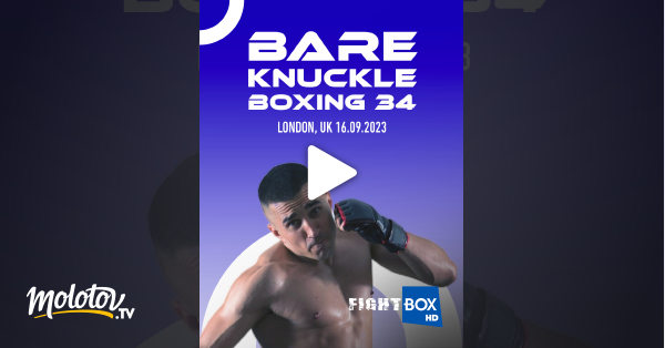 Bare Knuckle Boxing (BKB) 34, London, UK 16.09.2023 en streaming sur ...