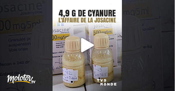 4,9 g de cyanure, l'affaire de la Josacine en streaming sur TV5MONDE
