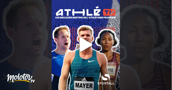 Meetings d'athlétisme en streaming gratuit sur Sportall
